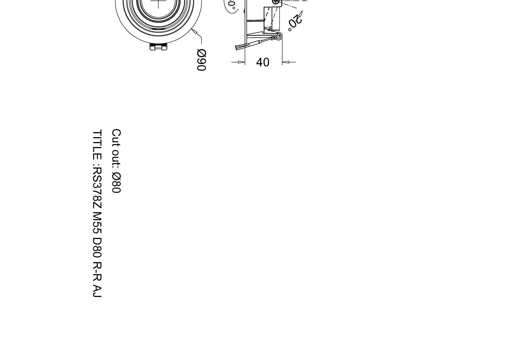 RS378Z M55 D80 R-R AJ EU | 911401503191 | Philips lighting